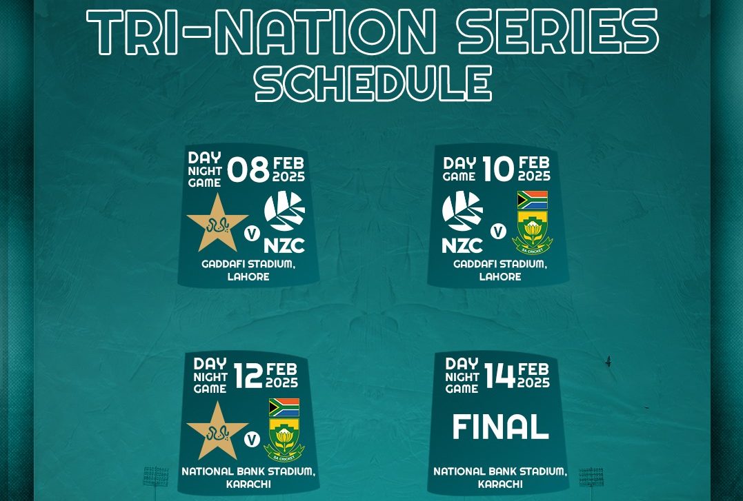 PCB confirms details of tri-nation ODI series – NEWS.net.pk